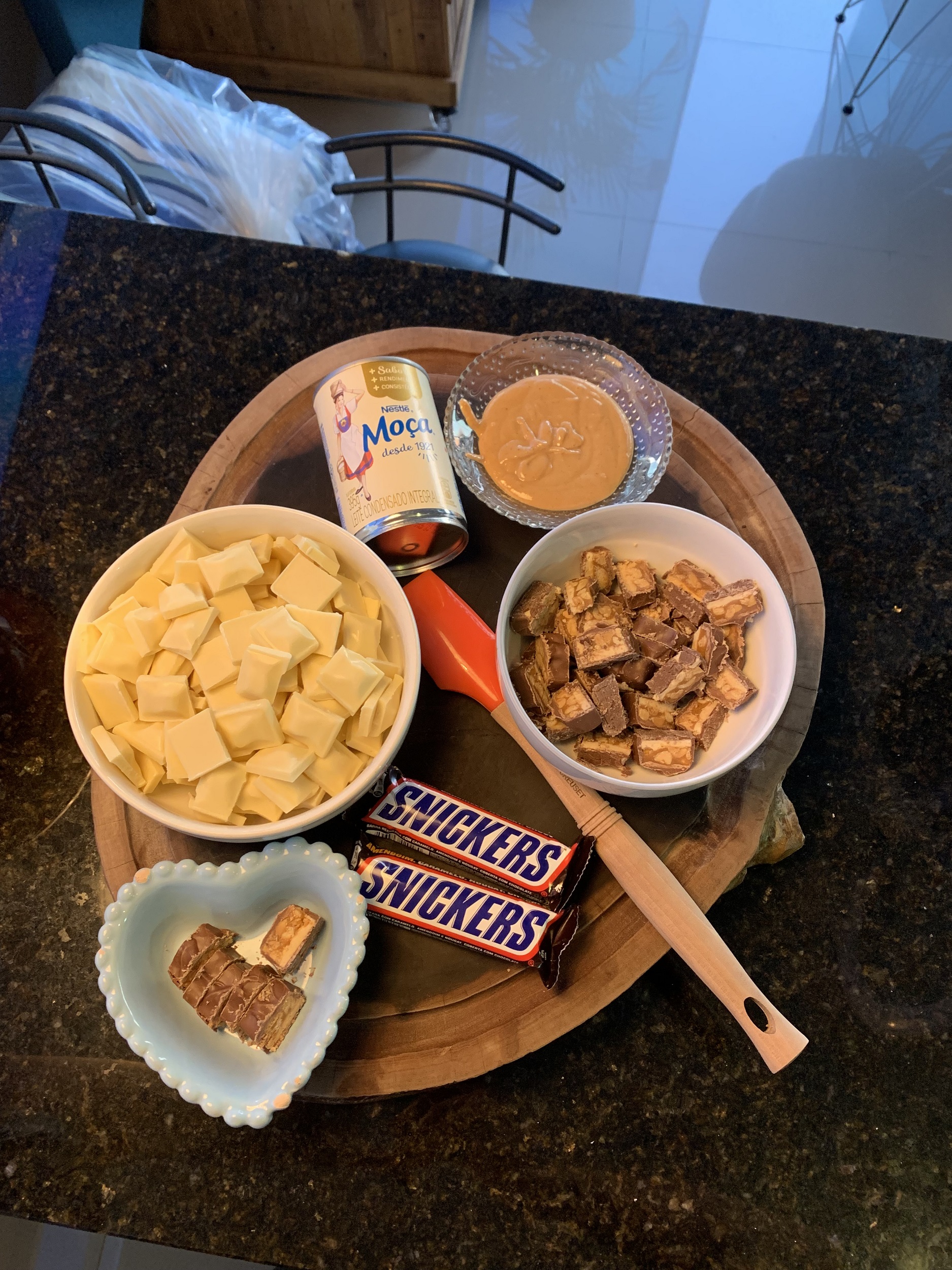 Fudge de Snickers - Cozinha Curiosa