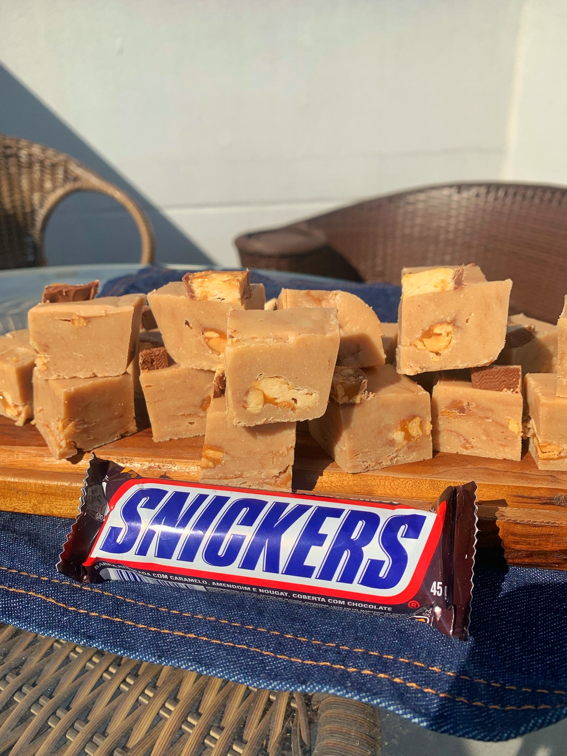 Fudge de Snickers - Cozinha Curiosa